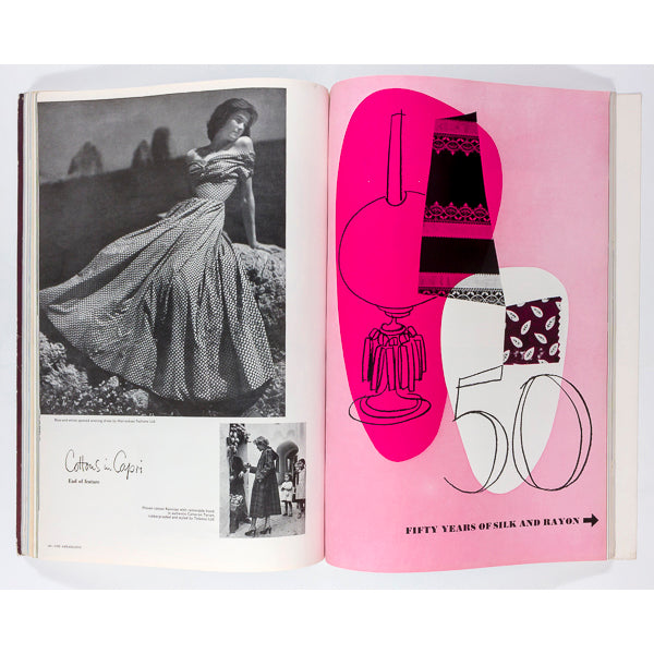The Ambassador magazine 1949 Trude Ettinger Elsbeth Juda fashion Capri ...