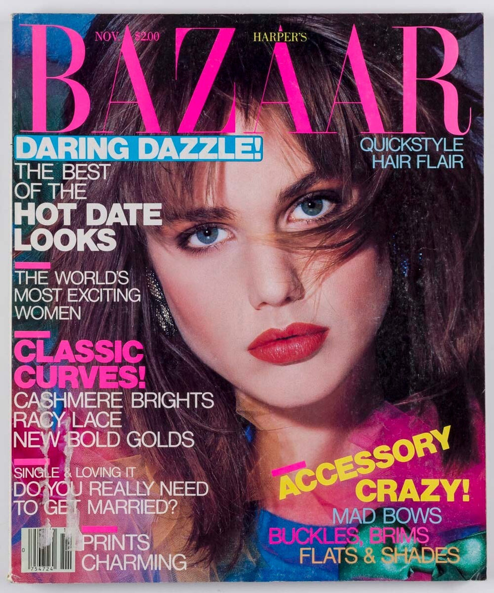 Sandra Zatezalo BRIGITTE NIELSEN Brooke Shields HARPER November 1986 G ...