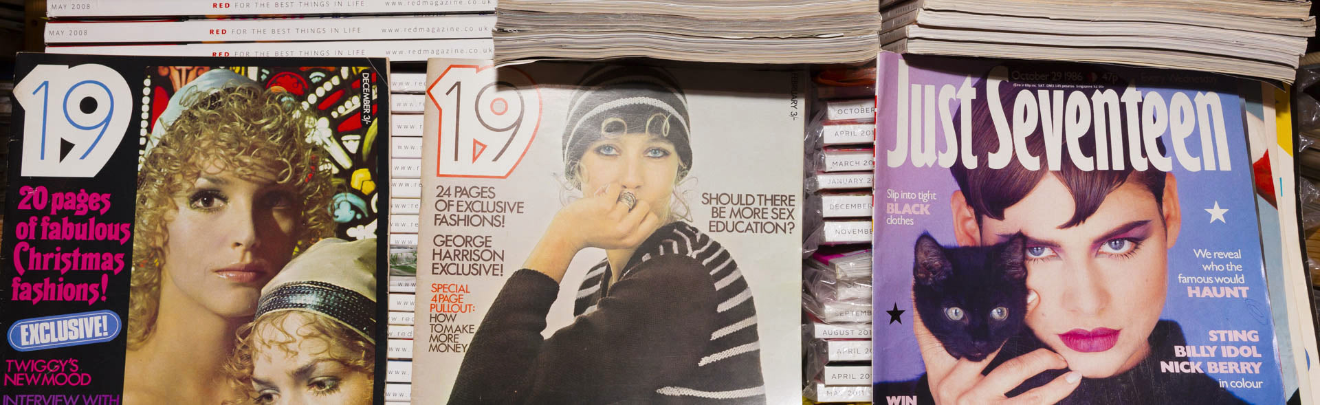 Elegantly Papered Vintage Fashion Magazines Lookbooks and Catalogues ...