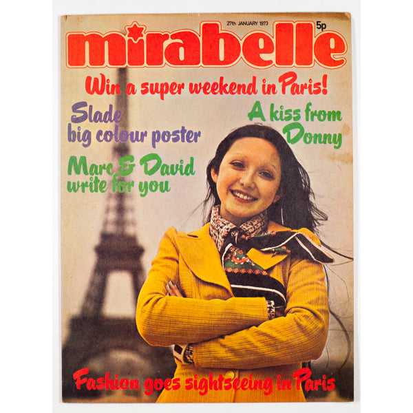Vivienne Lynn Marc Bolan Donny Osmond Mirabelle magazine January 1973 ...
